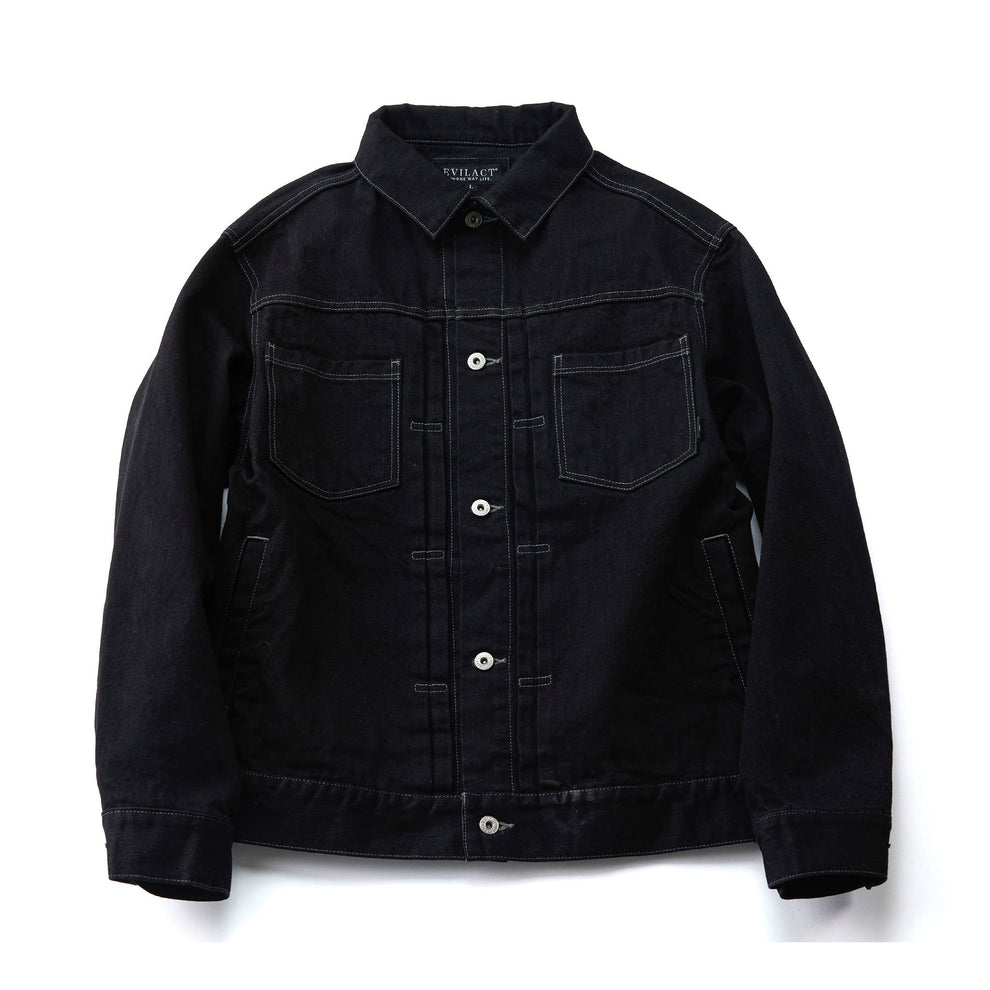 EVILACT DENIM JKT 01 black | EVILACT (イーブルアクト）Official Site – EVILACT ONLINE STORE